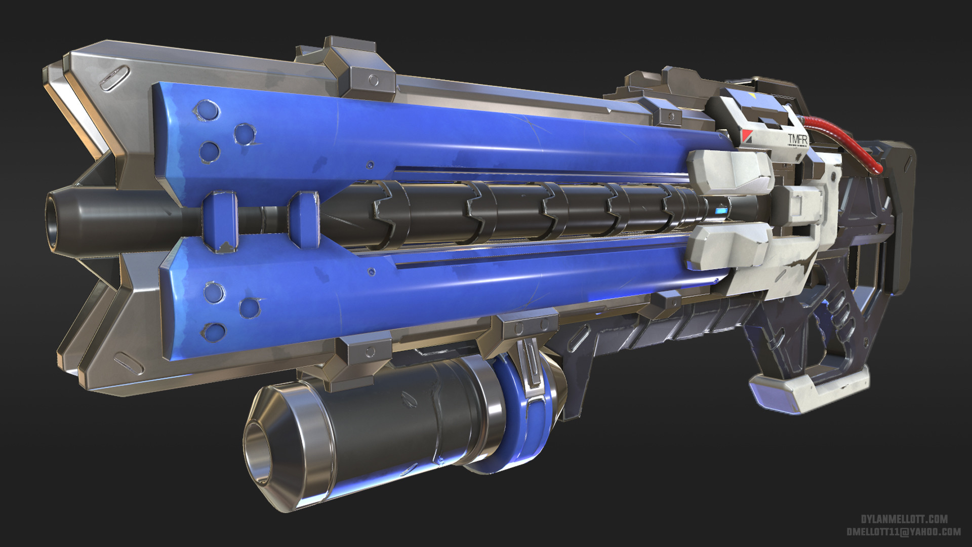 ArtStation - Overwatch Soldier 76 Heavy Pulse Rifle - Fan Art