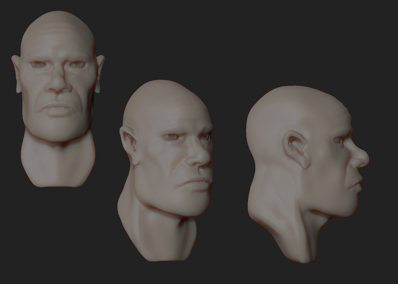 ArtStation - One Hour Head Sculpt
