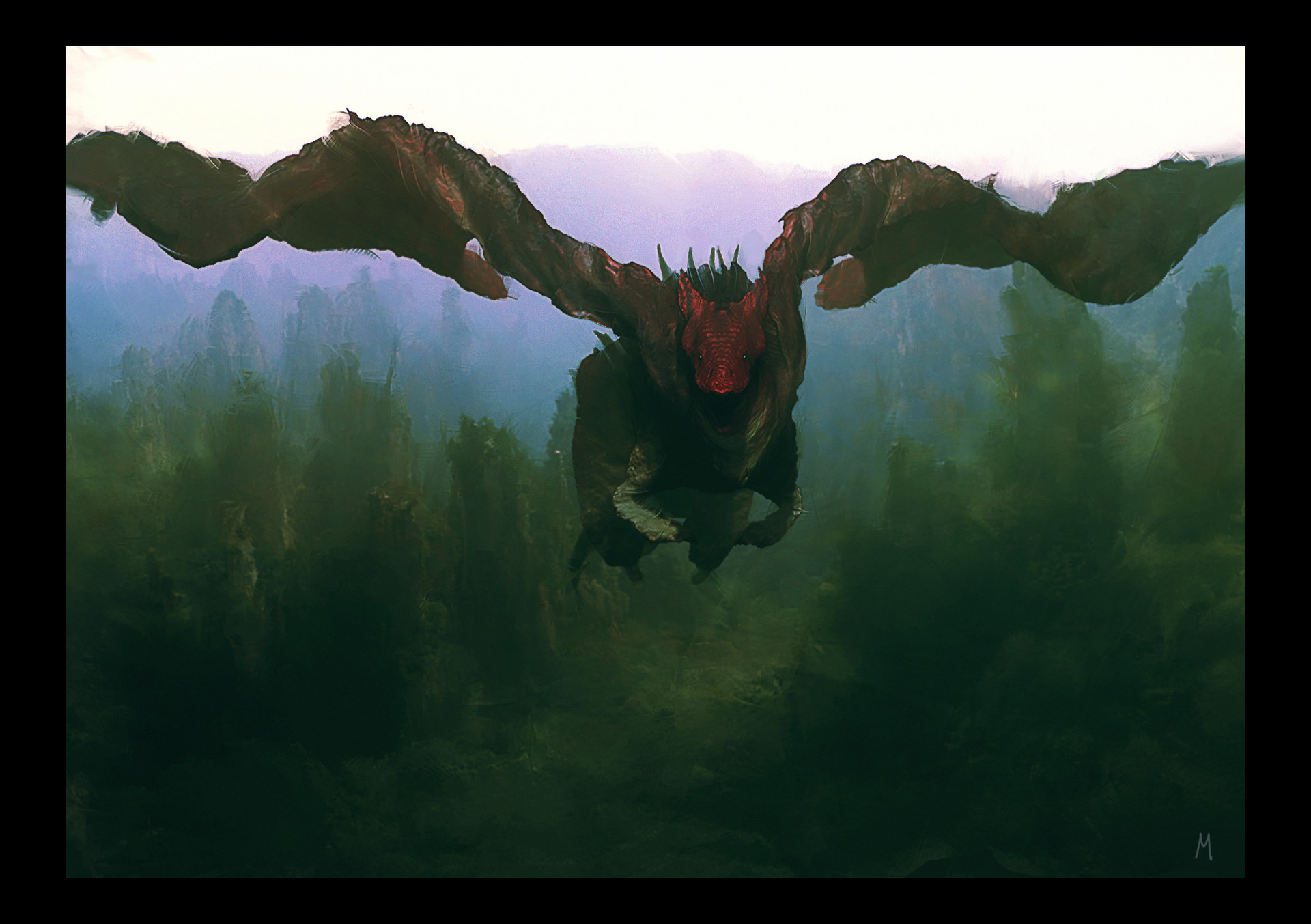 ArtStation - Flying Dragon