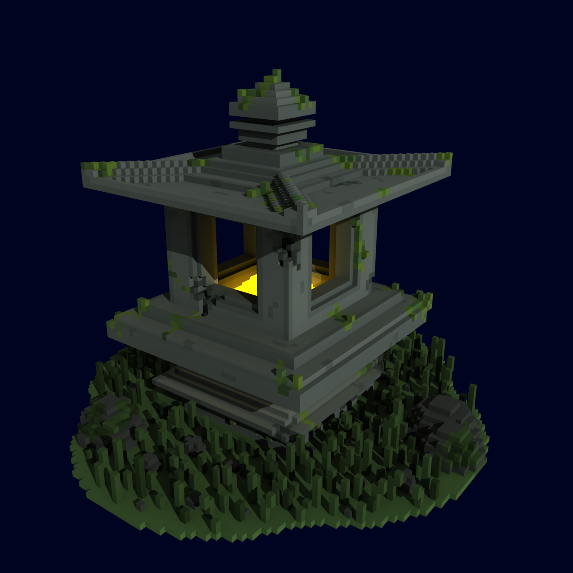ArtStation - Lantern in the Forest
