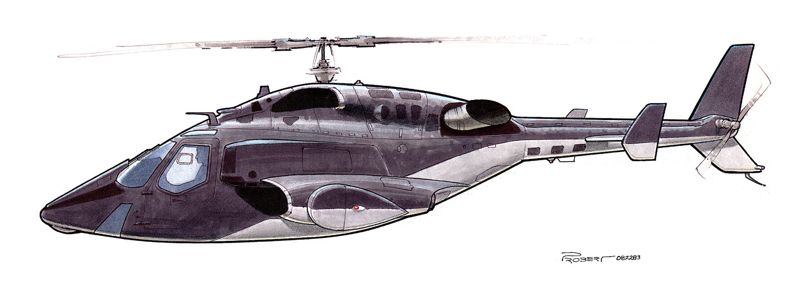 Airwolf Helicopter From Airwolf By AMT/Ertl Fantastic, 44% OFF