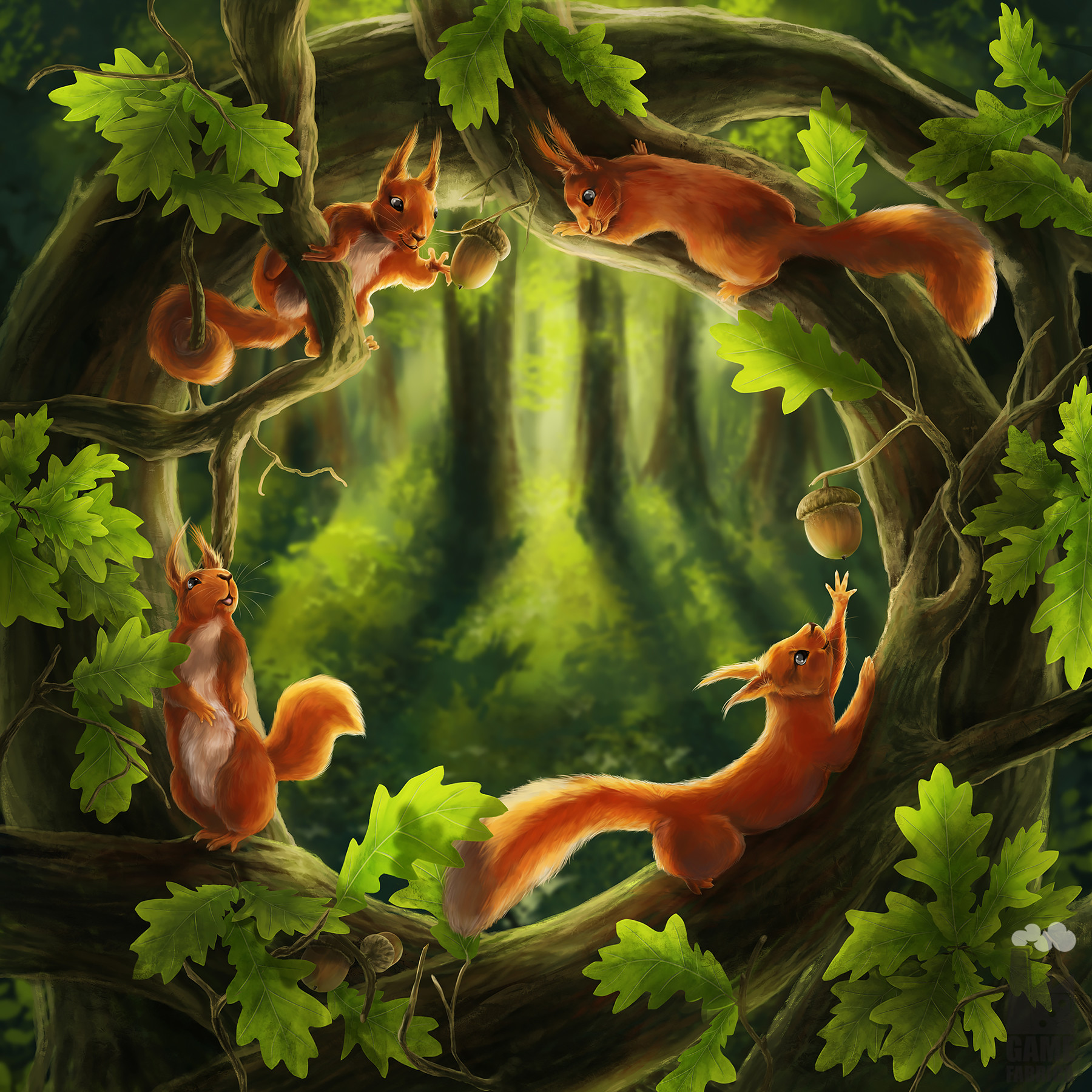 ArtStation - "Forest Rush"