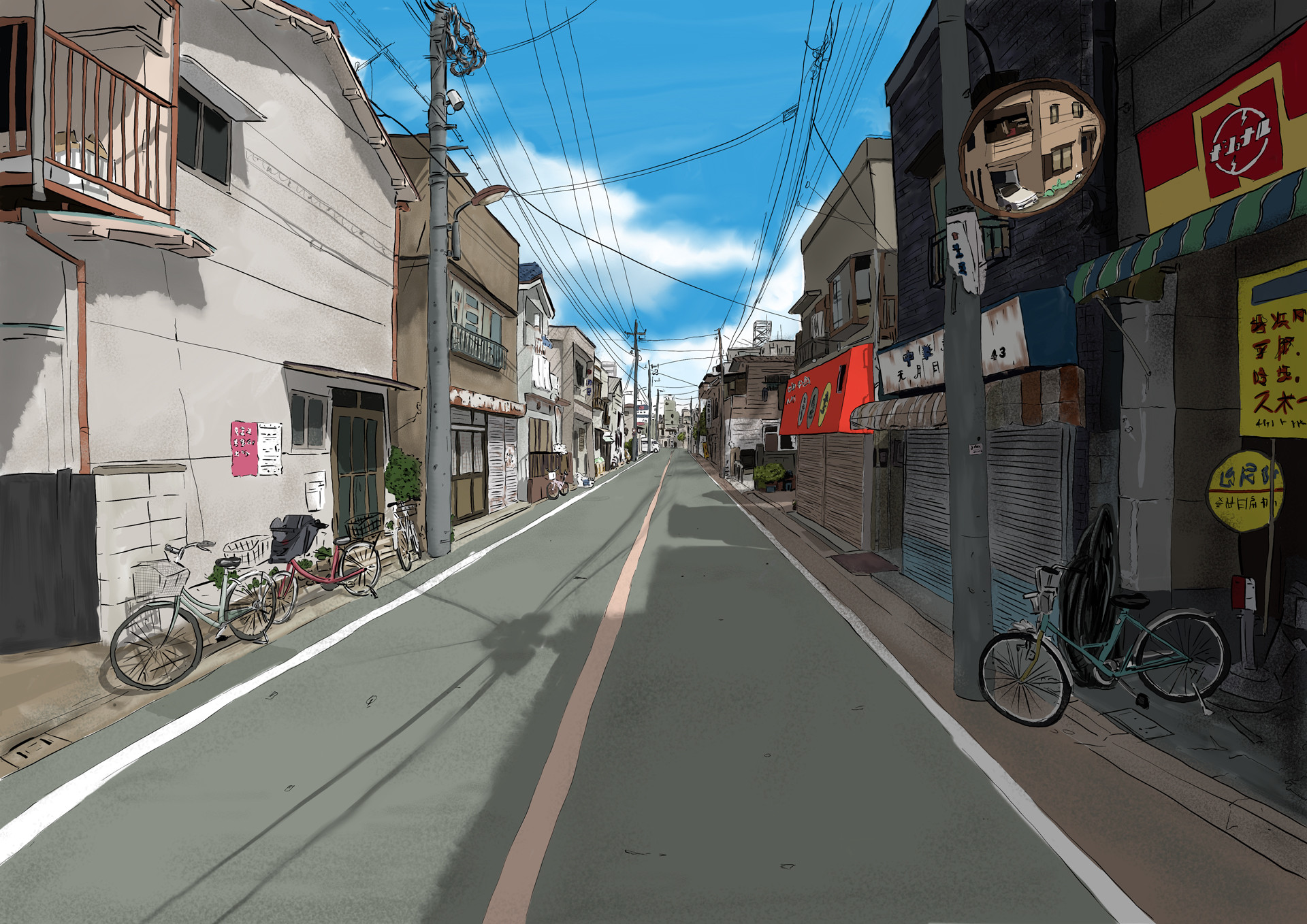 ArtStation - Japan Street