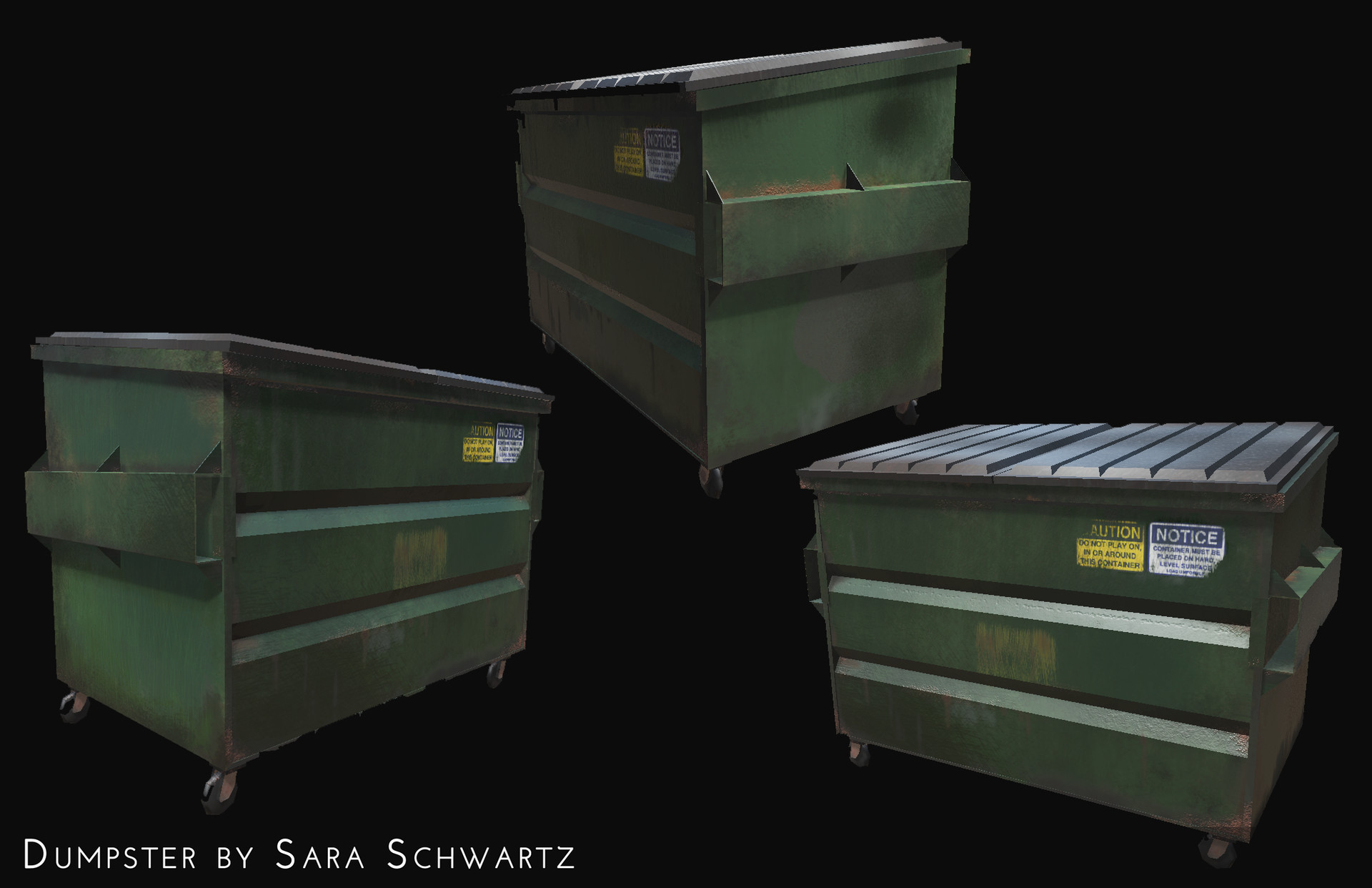 ArtStation - Dumpster Model