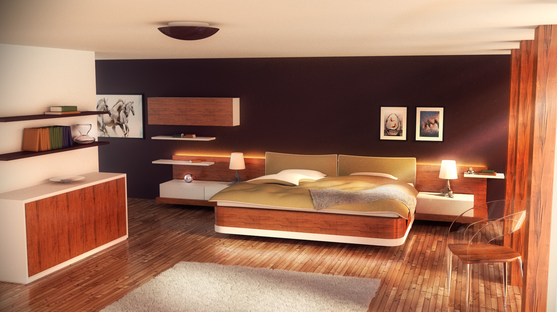 ArtStation - Modern Bedroom