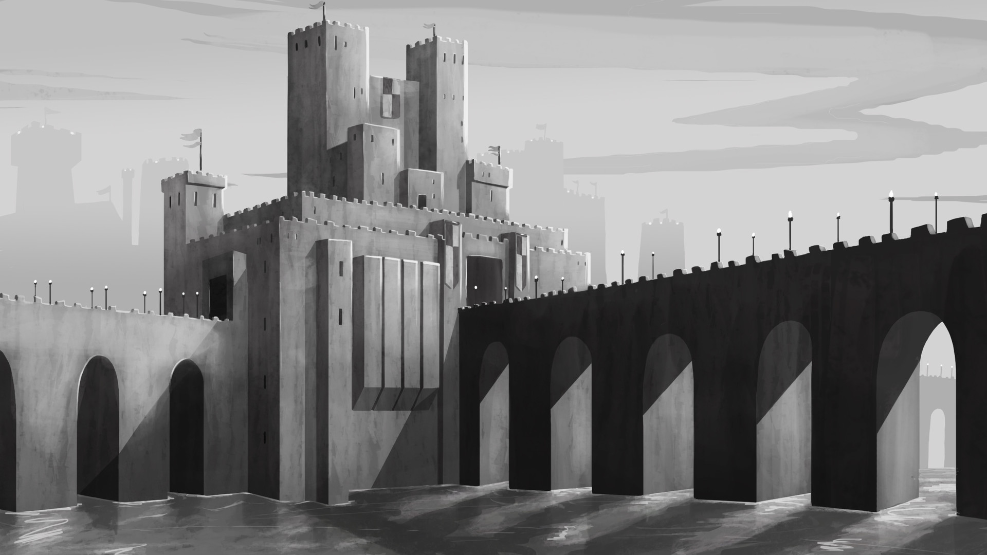 ArtStation - Illustration | Grayscale