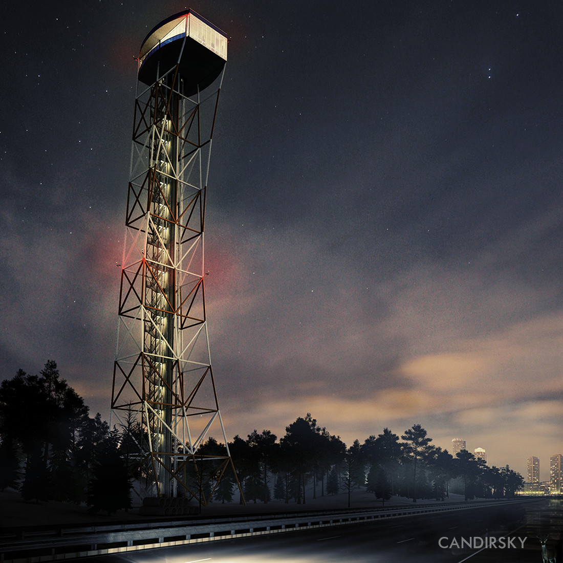 ArtStation - The iron tower, Eugene Kononenko