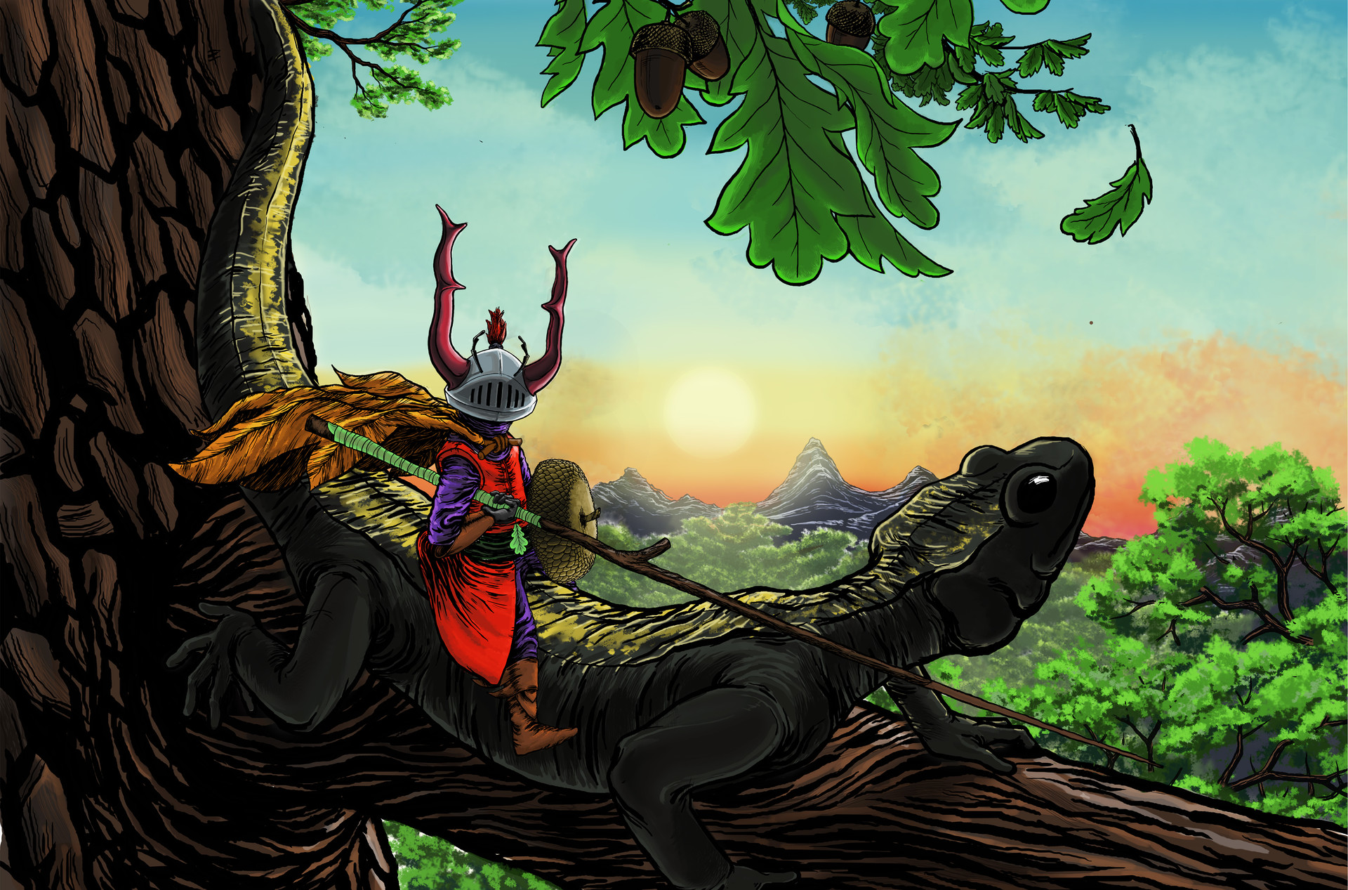 ArtStation - forest knight