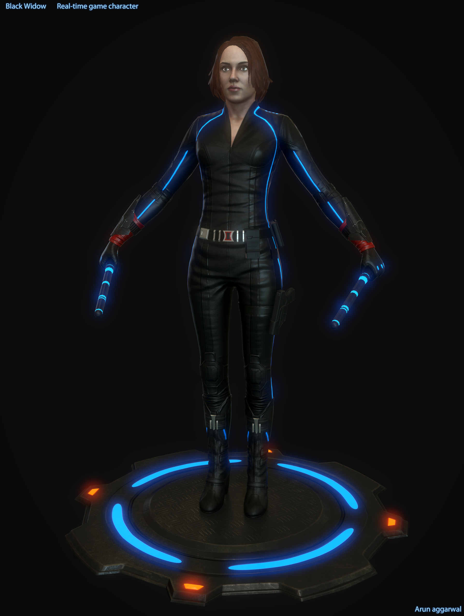 Black Widow Render