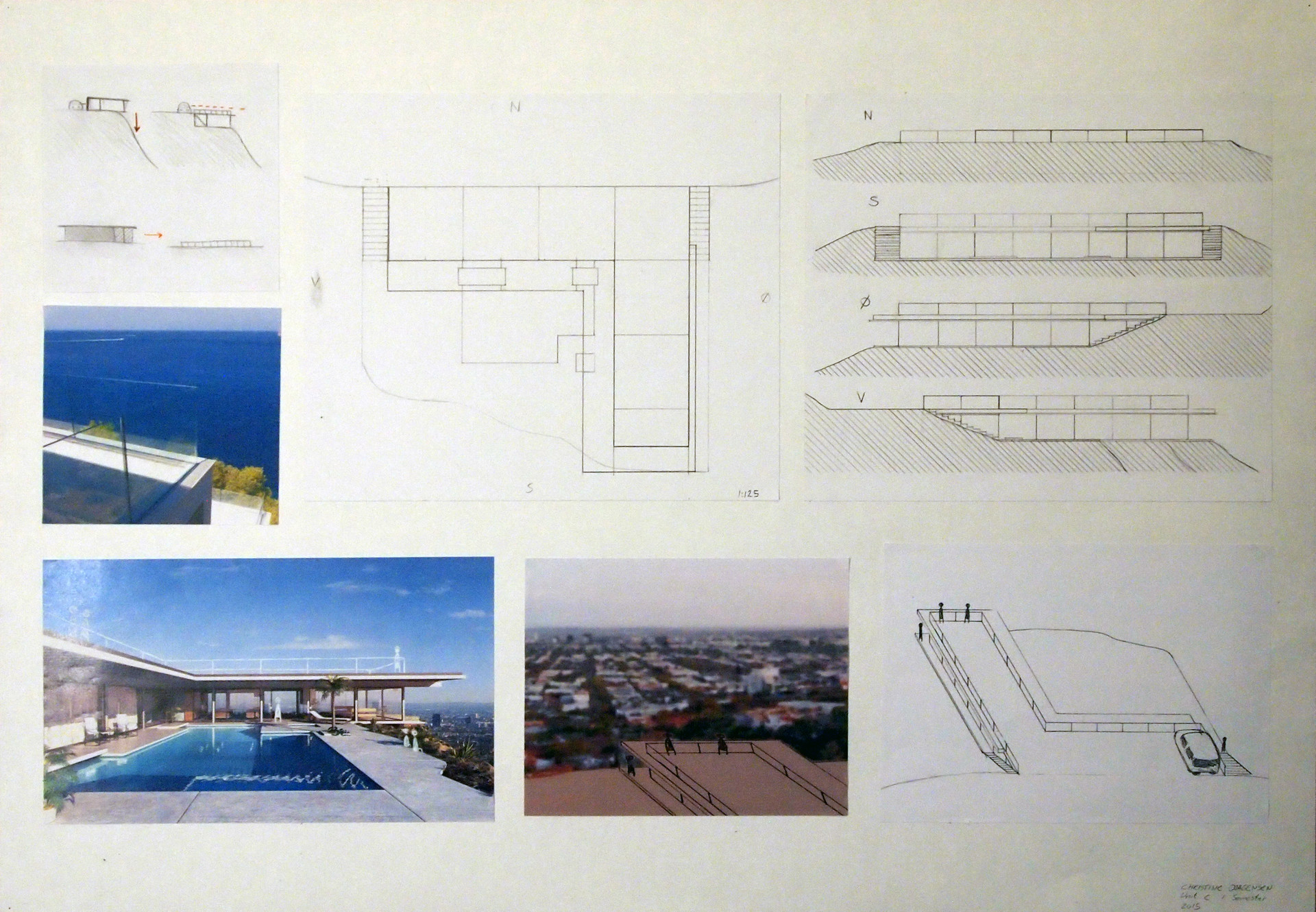 how to draw a house in perspective the stahl house narrated