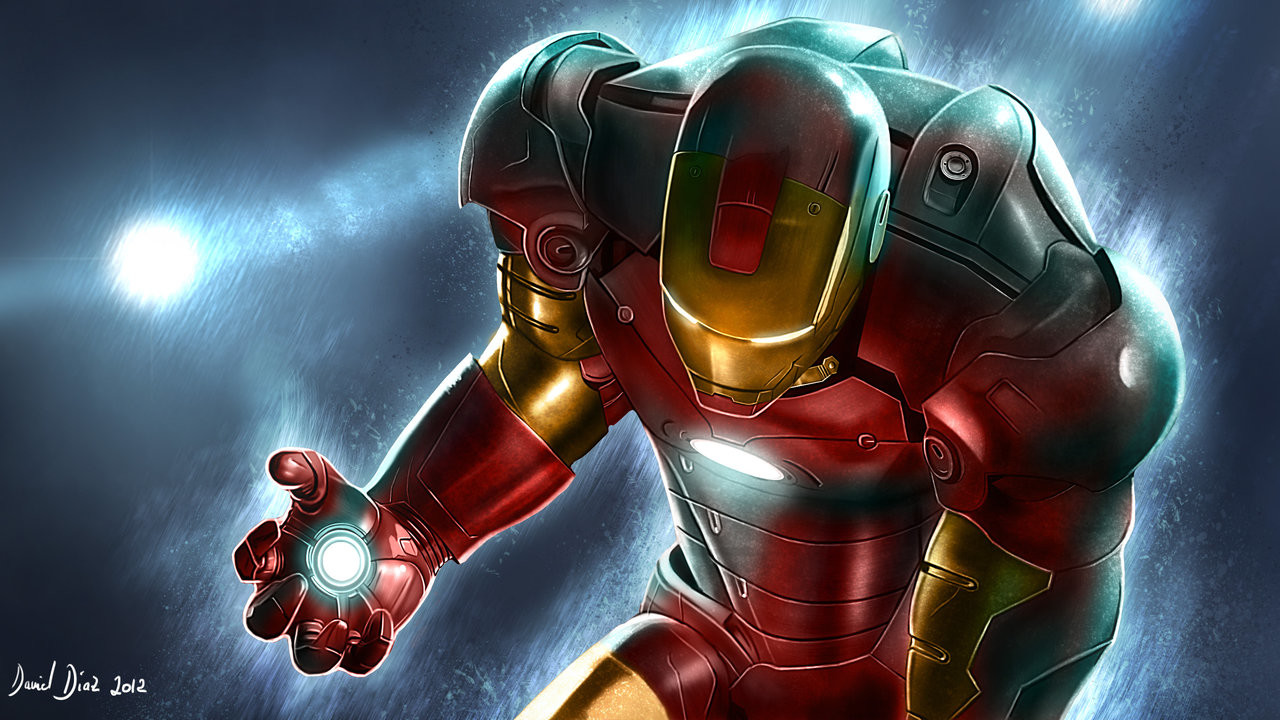ArtStation - Ironman 2D painting
