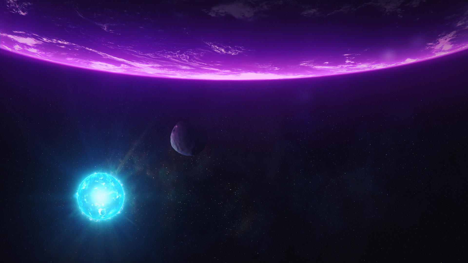 ArtStation - Purple Planet