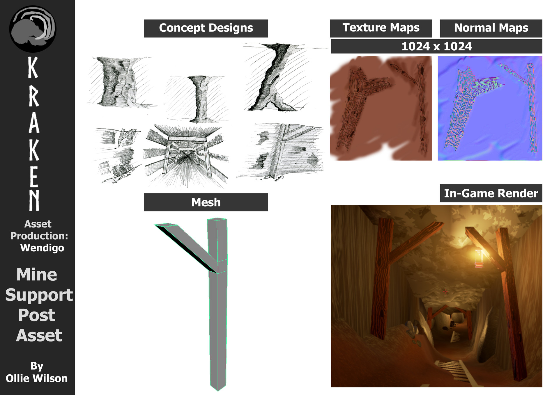 ArtStation - Cave Support Asset Sheet