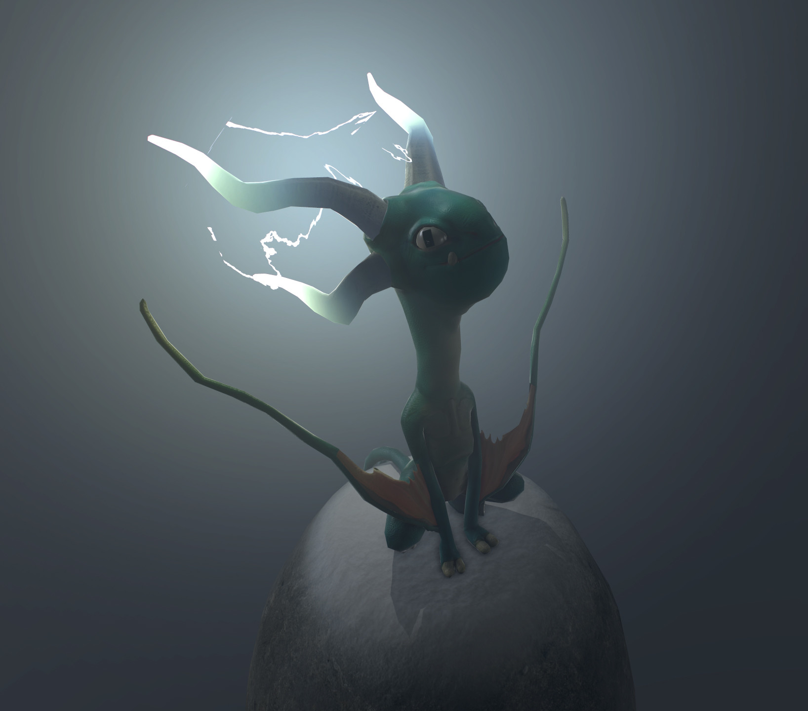 ArtStation - Little Lightning Dragon