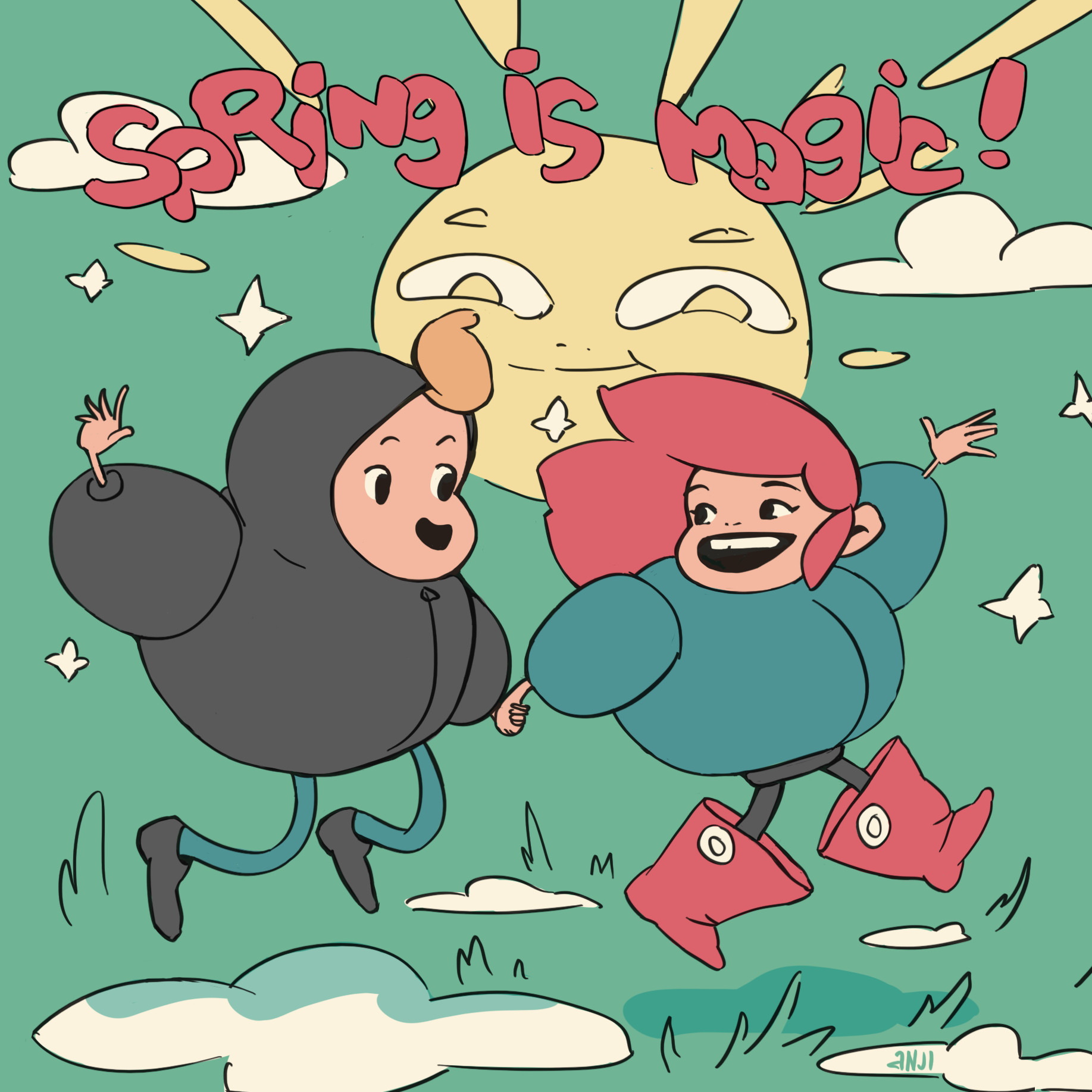 ArtStation - SPRING IS MAGIC!