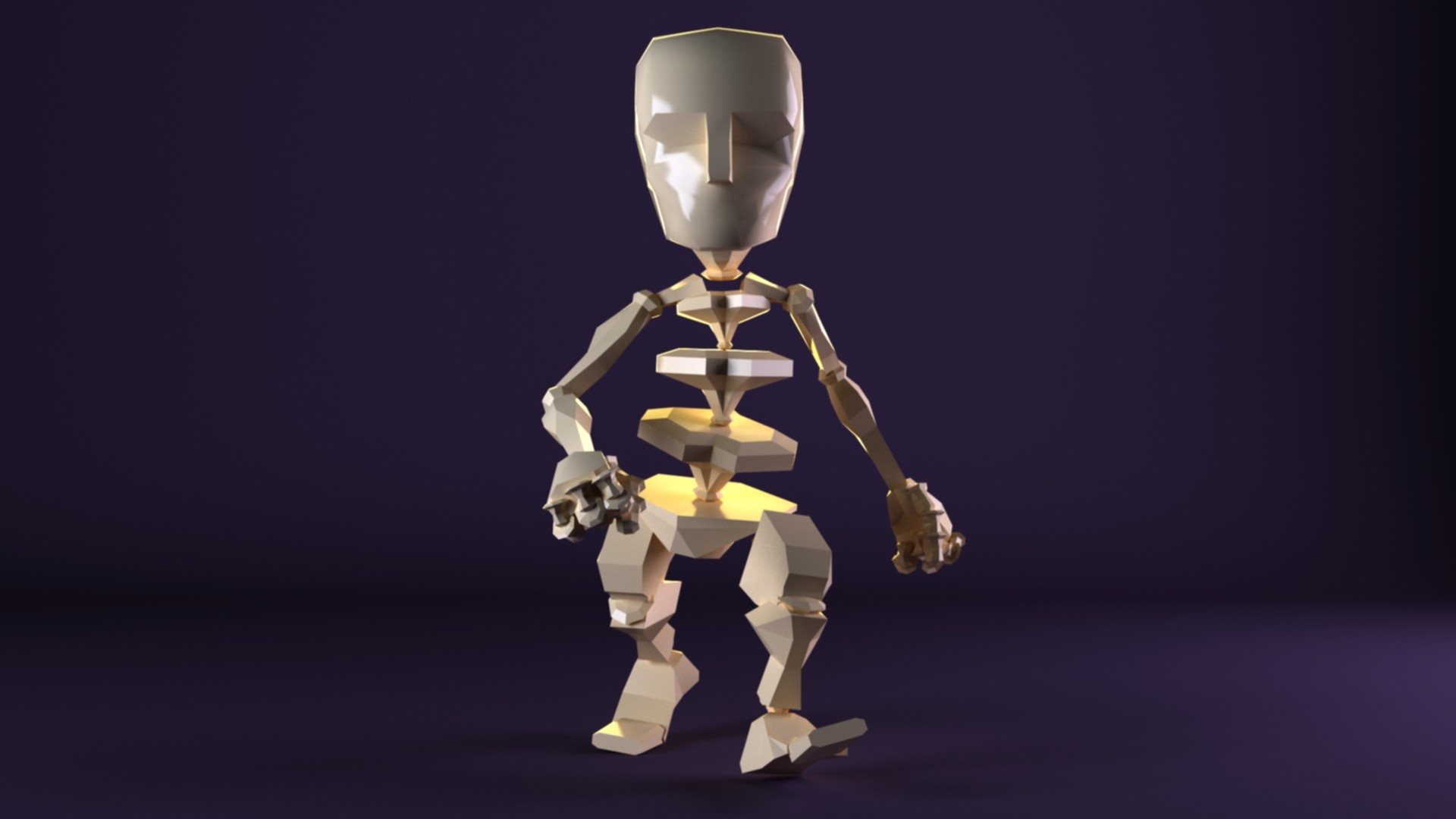 ArtStation - Biped walk cycle