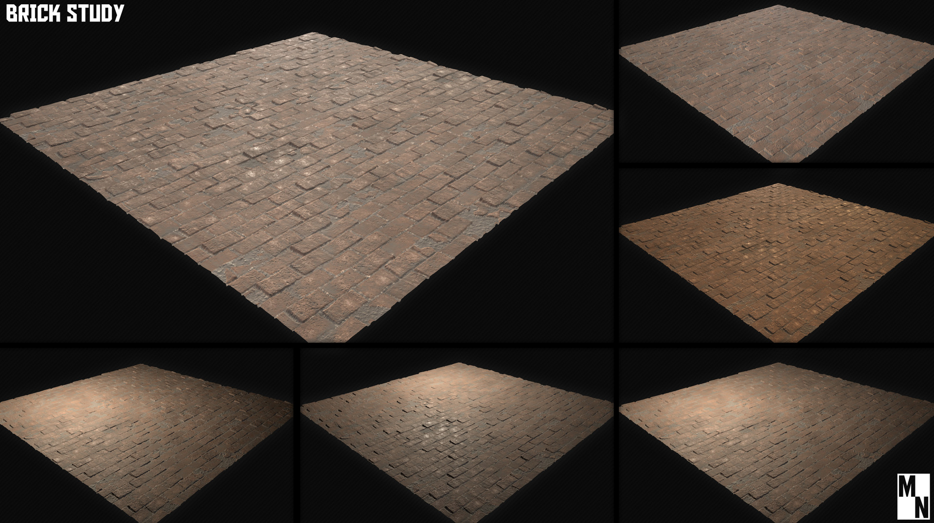 ArtStation - Brick Study