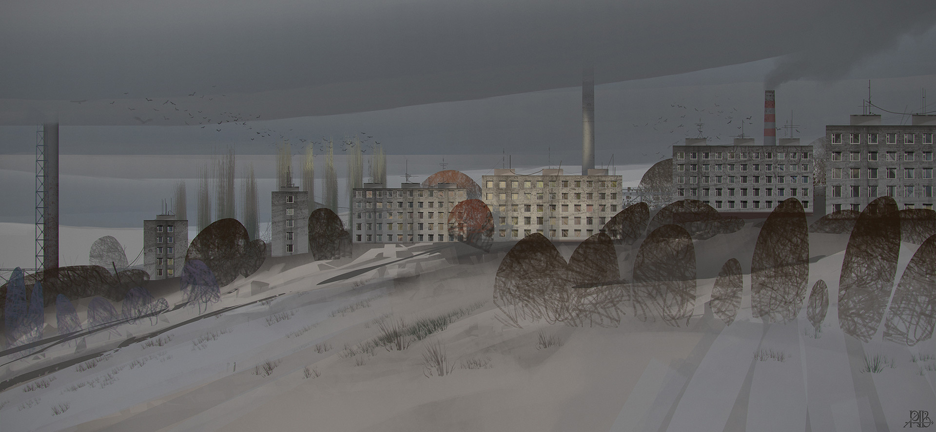 ArtStation - Urban spring