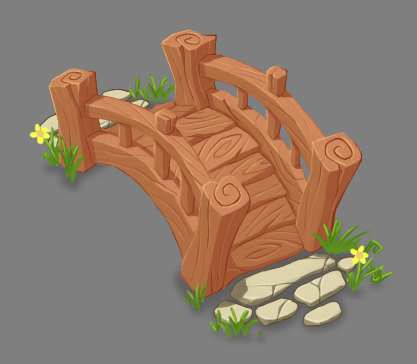 ArtStation - Wooden Bridge