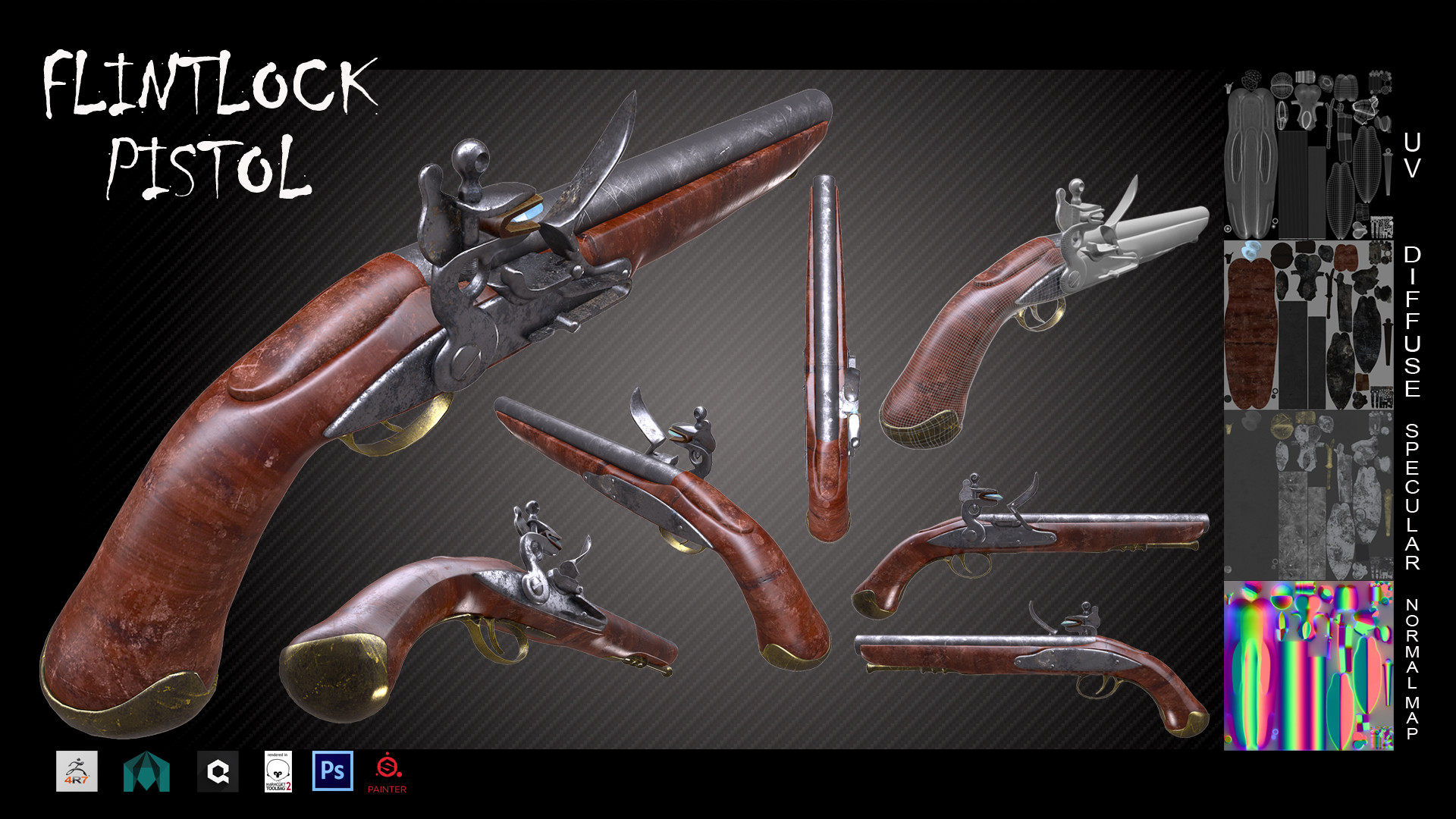 ArtStation - Flintlock Pistol