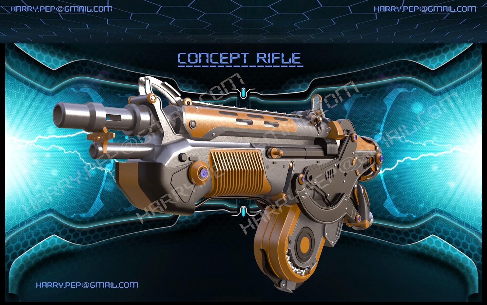 ArtStation - Concept Rifle