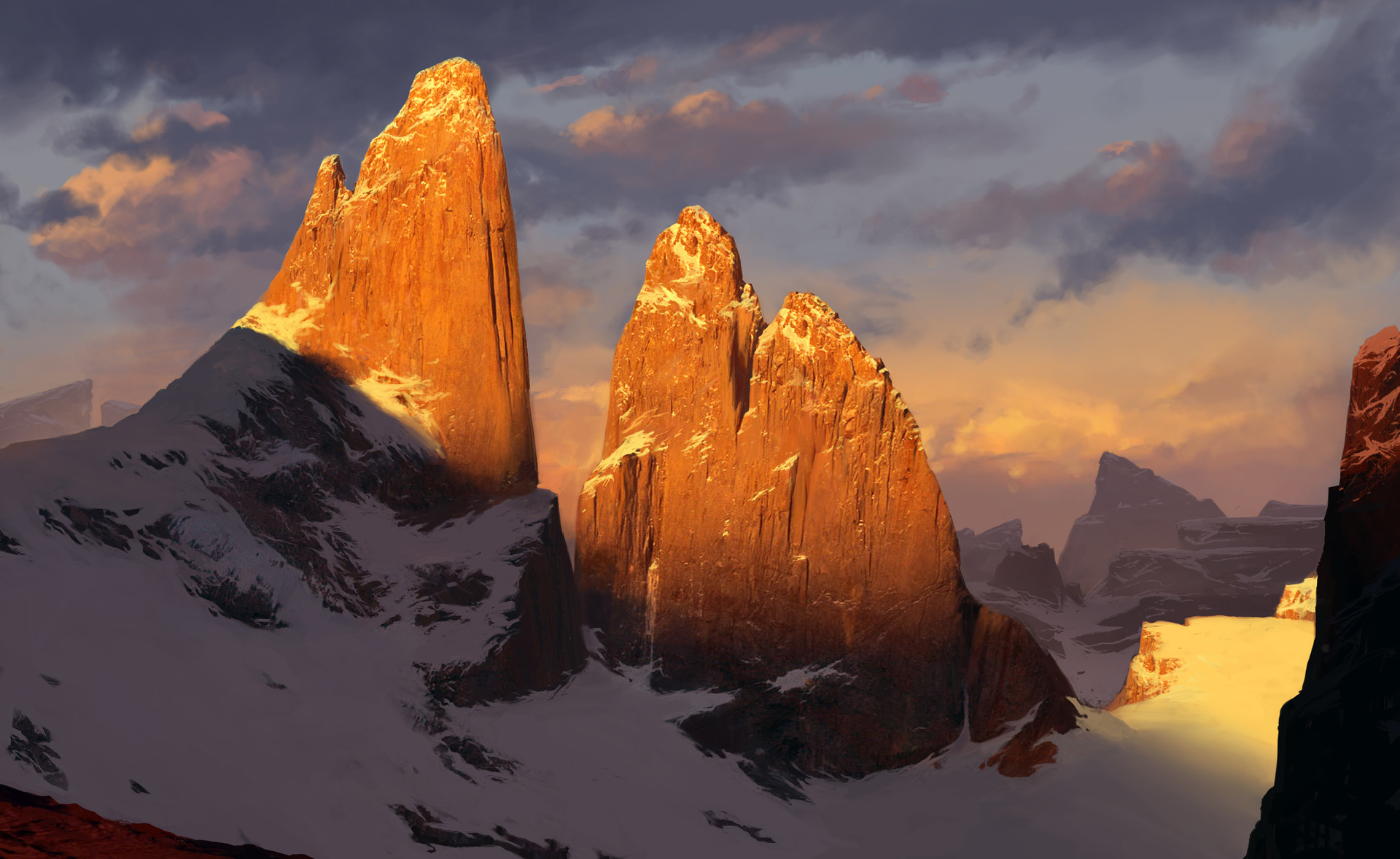 ArtStation - Mountainscape