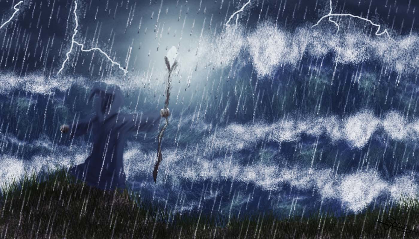 ArtStation - tempest wizard