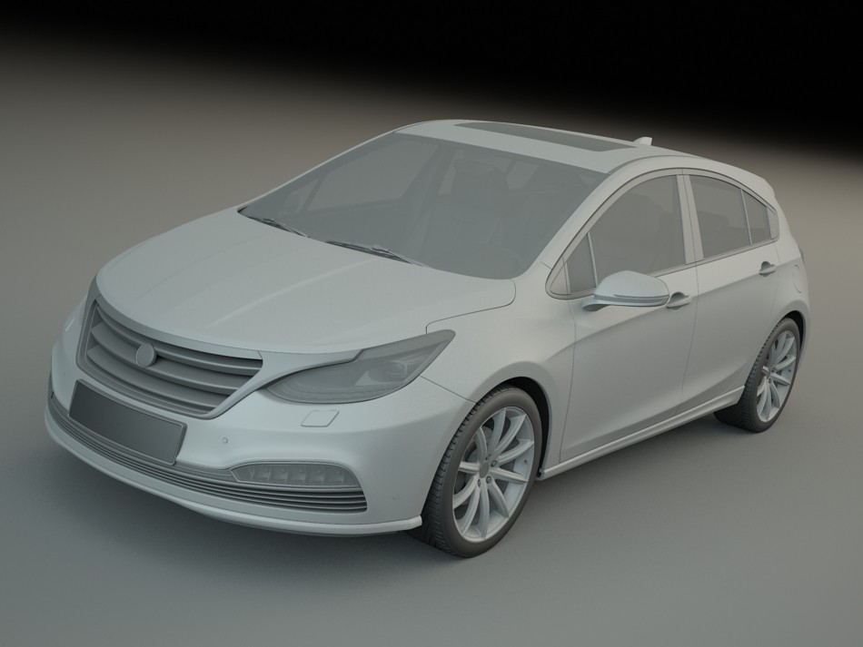 ArtStation - Hatchback (no name car)