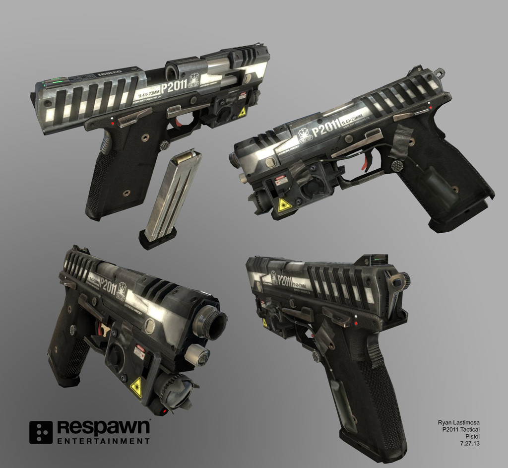 ArtStation - Titanfall 1: p2011 Tactical Pistol