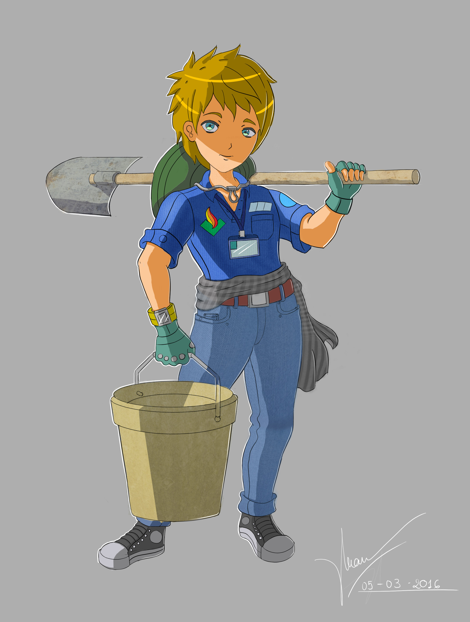 ArtStation - Anime Cel-shading style practice