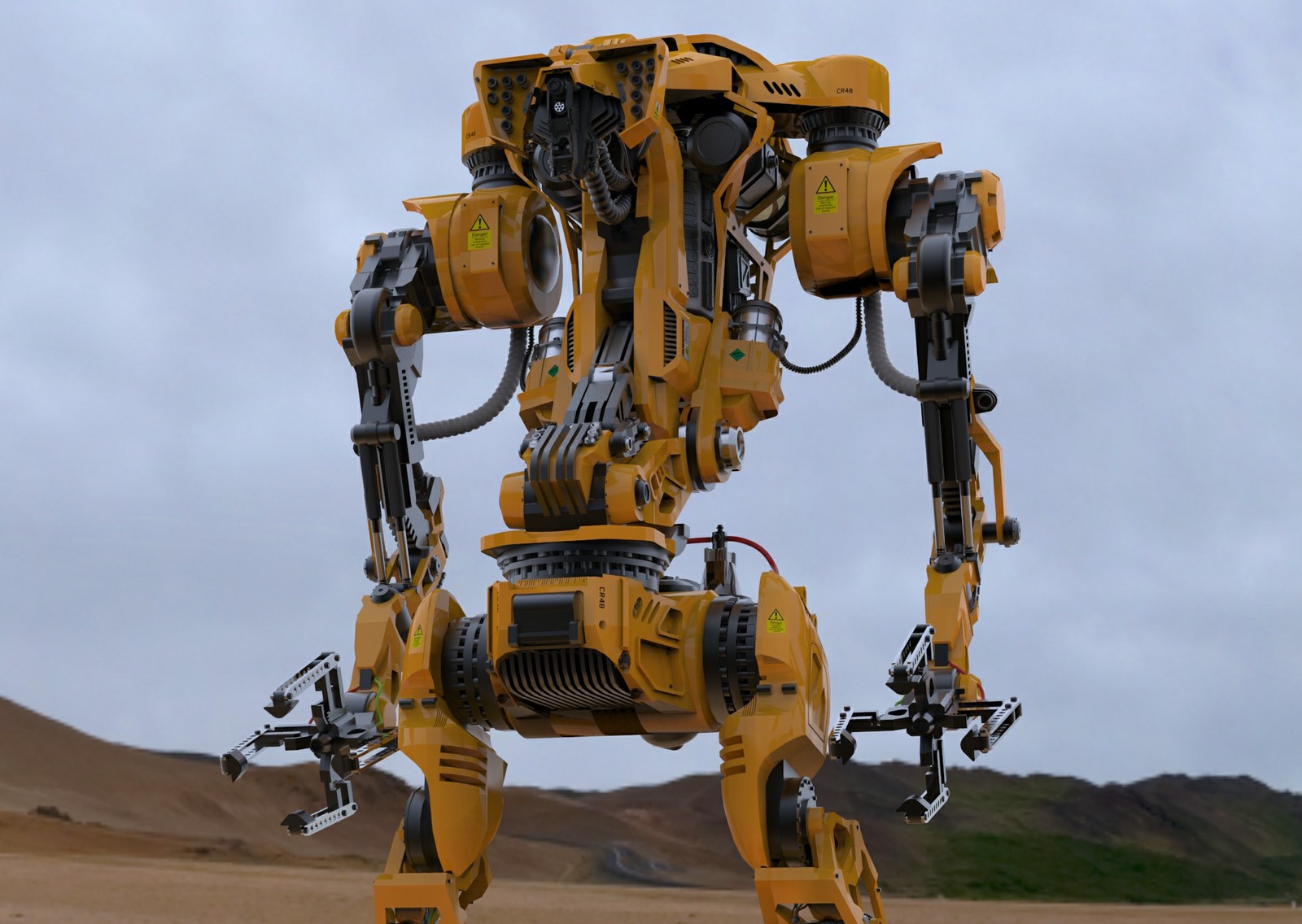Marcus Johnson - Sci-fi Construction Robot Concept