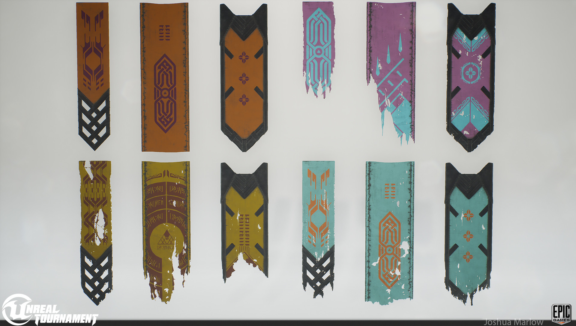 ArtStation - Unreal Tournament DM-Chill Banners
