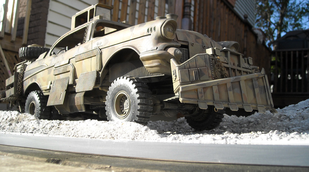 Robert LePine - Mad Max, Heavy CHEVY!!! 1/12 Kitbash!