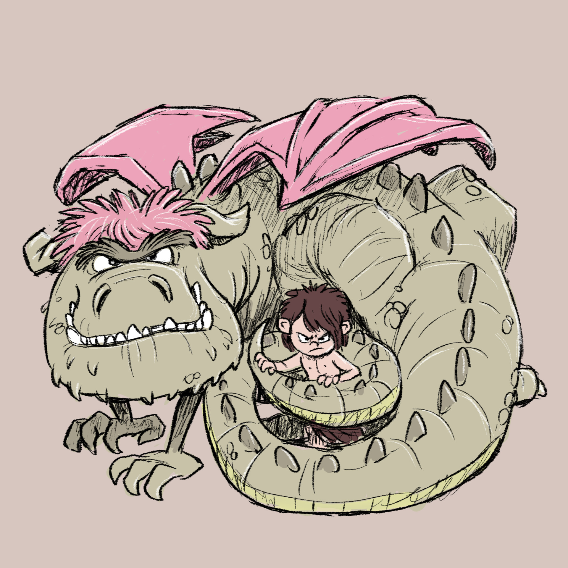 how to draw petes dragon