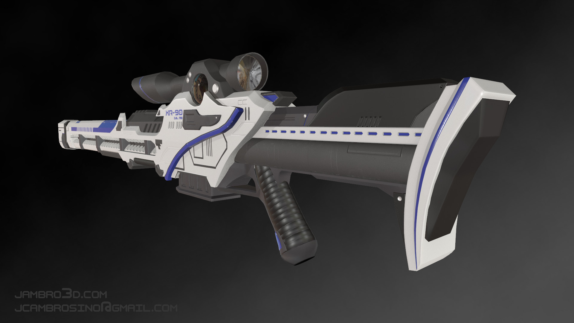 ArtStation - Advanced Sniper Rifle