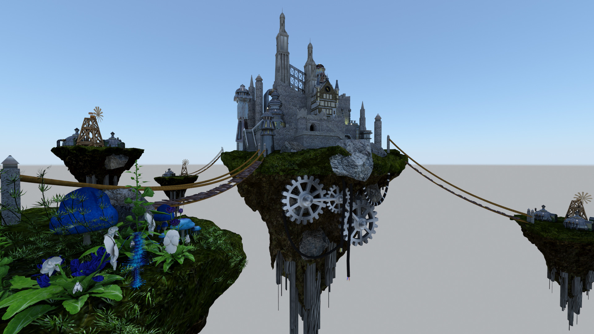 Minecraft Floating Castles