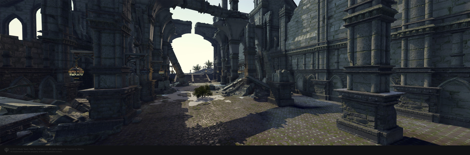 ArtStation - Skyforge — Gothic ruins setting