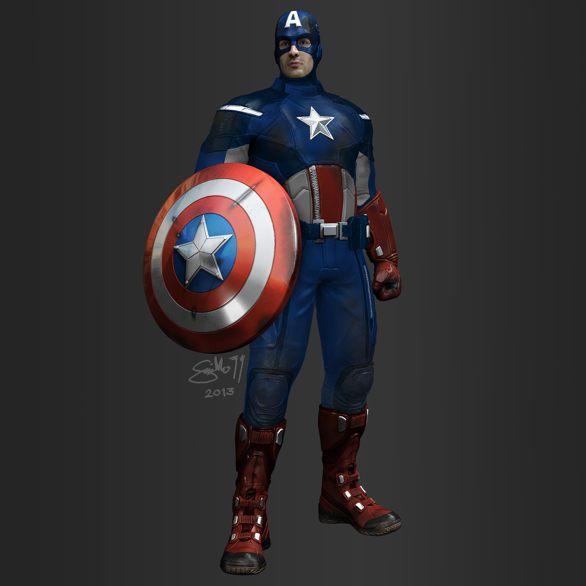 ArtStation - Captain America
