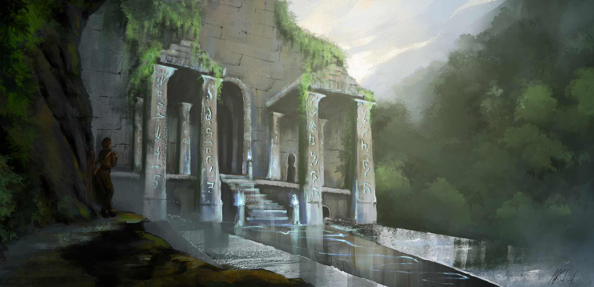ArtStation - Temple ruins