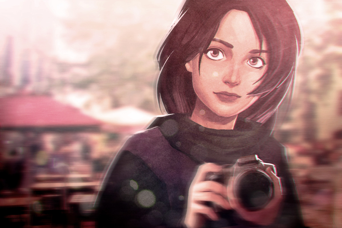 ArtStation - Girl with a camera.