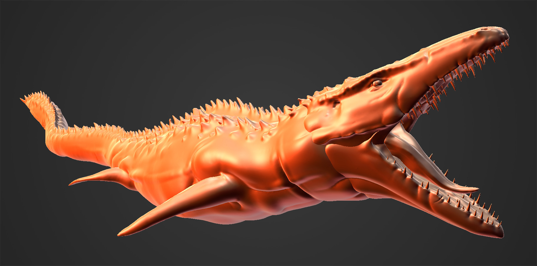 Rebecca "DarkEdgeTV" - Mosasaurus & Pteranodon