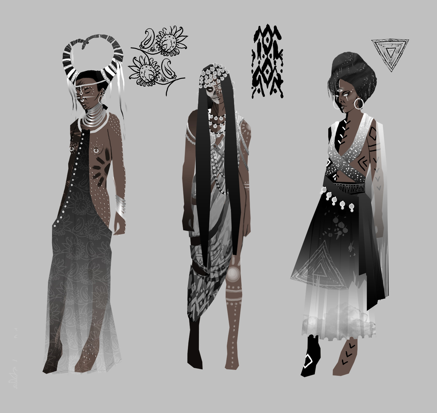 Carla Rylance - Gypsy Shaman (WIP): Costume Design: Personal Work