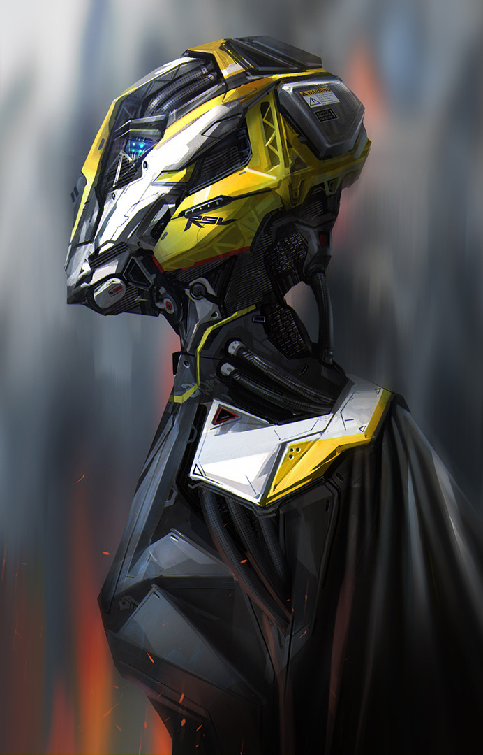 ArtStation - Robot_head.