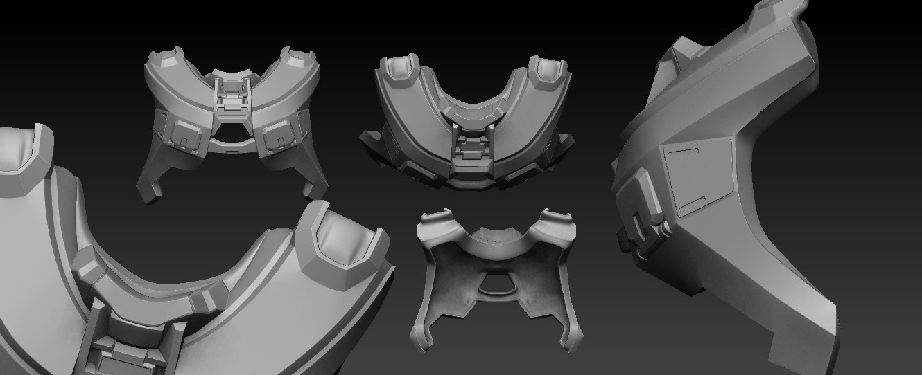 ArtStation - Pieces of an armor (3d printable)