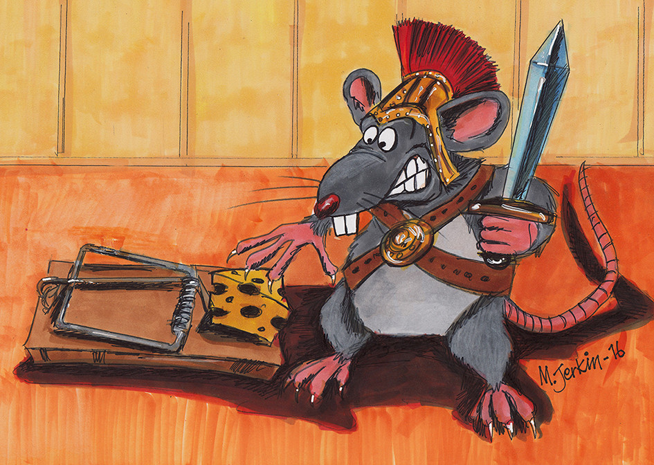 ArtStation - The Gladiator Rat Rolf will take the ceese out of the trap