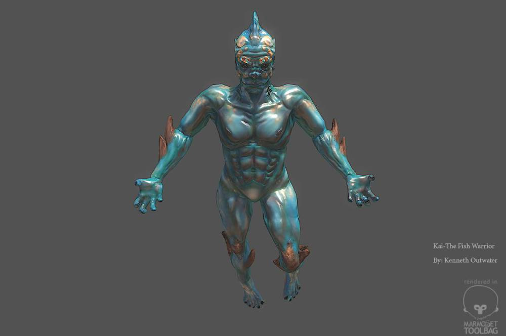 Kenneth Outwater - Kai -The Fish Warrior