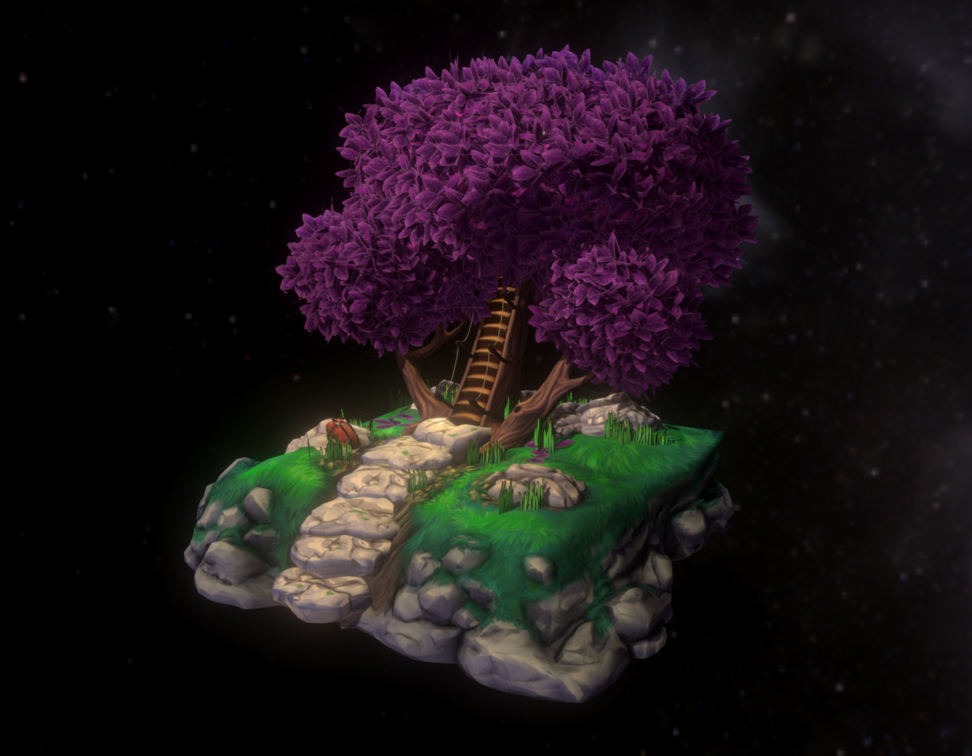 ArtStation - Organic Diorama - Portal to Another World