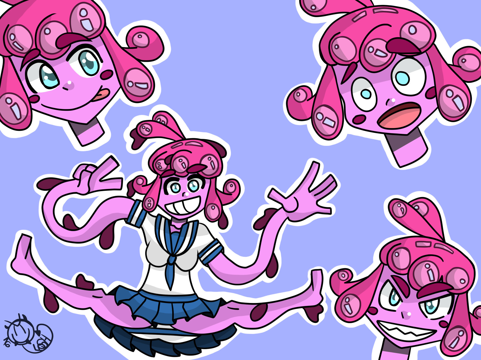 Artstation Slime Girl