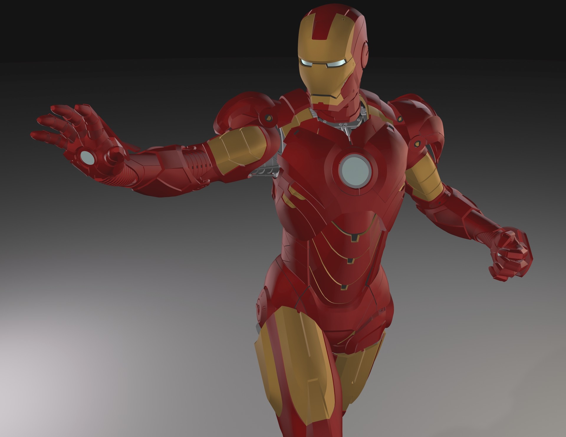 ArtStation - IronMan pose test
