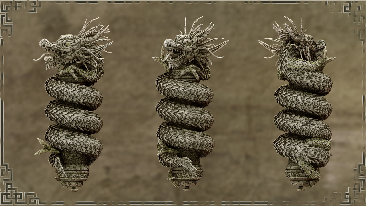 ArtStation - Dragon Scroll